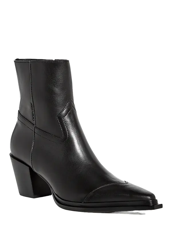 JIMMY CHOO Cece 60 Block Heel Booties - Black