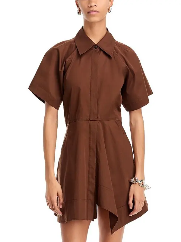 A.L.C. Julie Shirt Dress - Milk Chocolate