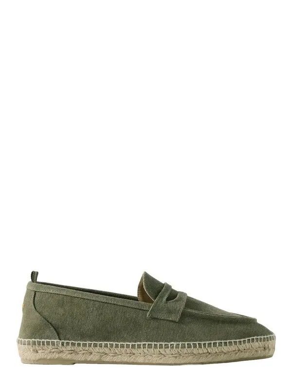 CastaÑer Nacho Canvas Espadrilles - Green