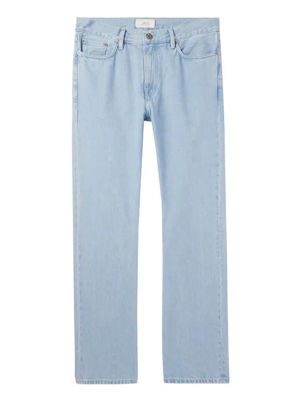 Mr P. Straight-leg Organic Jeans - Blue