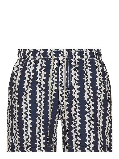 Oas Scribble Board/boxer Short - Blue