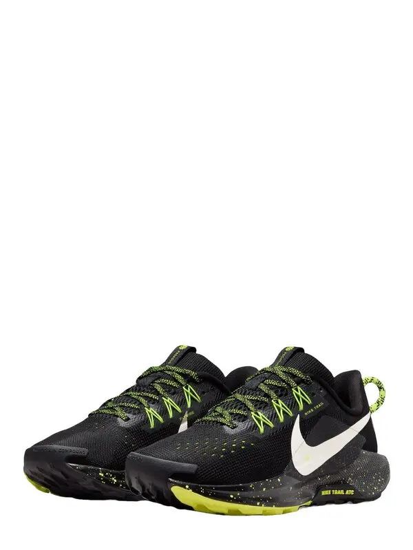 Nike Reactx Pegasus Trail Running Shoe - Black/volt Ice/phantom