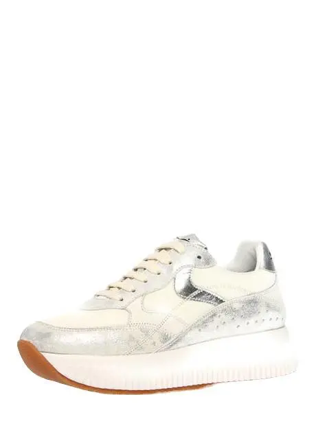 VOILE BLANCHE Lana Fresh Platform Sneakers - Silver White