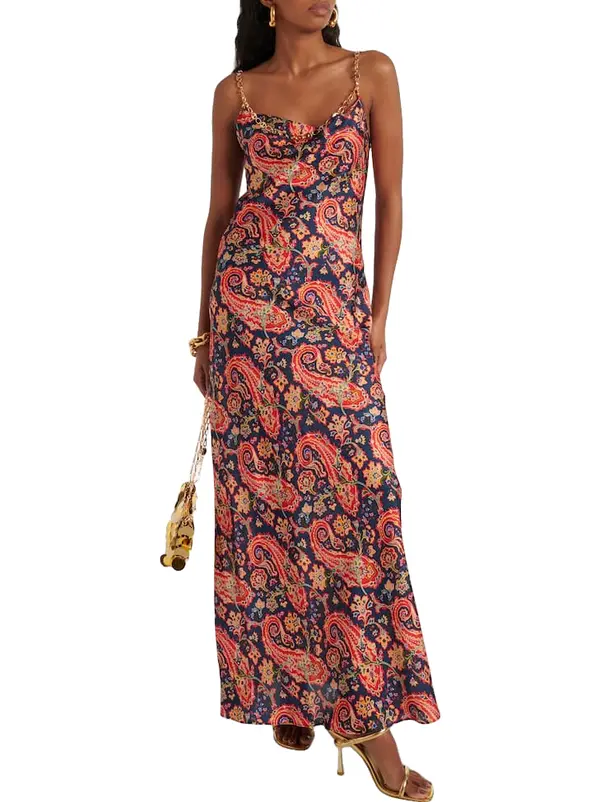 Rabanne Paisley Maxi Dress - Multicoloured