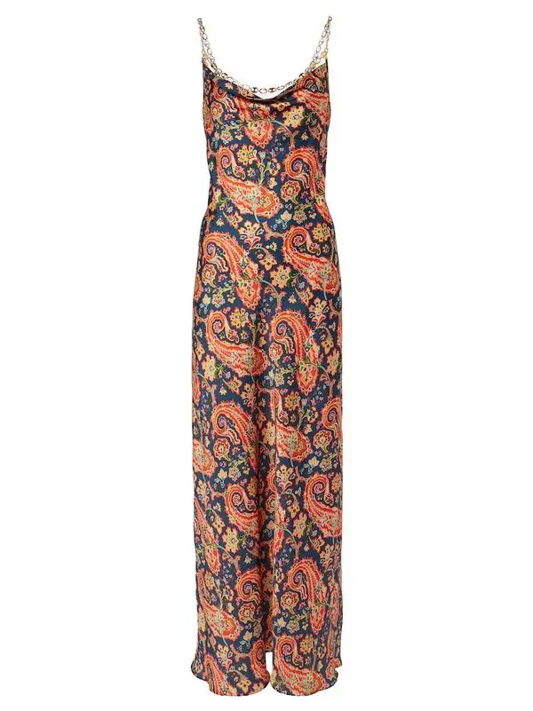Rabanne Paisley Maxi Dress - Multicoloured