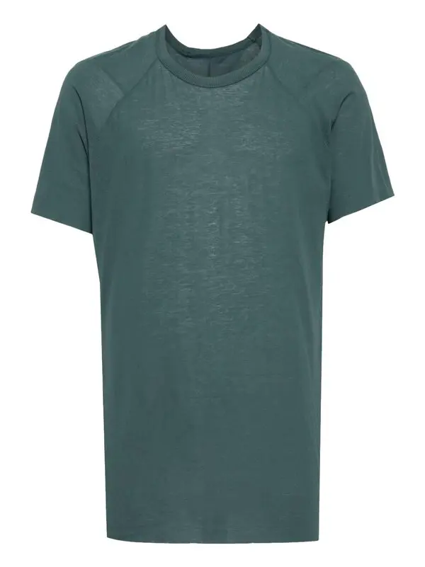 Boris Bidjan Saberi Raw-cut Hem Cotton T-shirt - Green