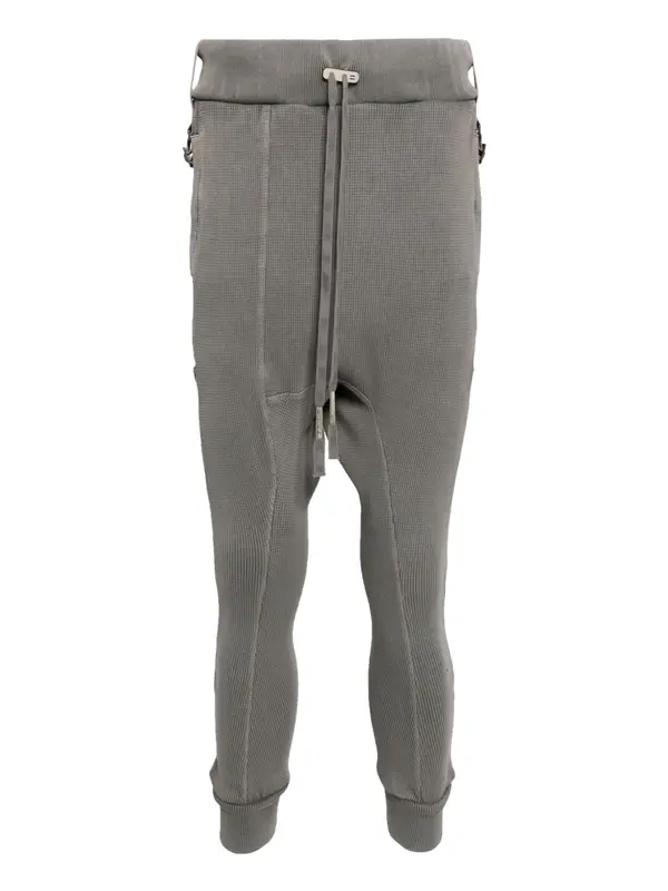 Boris Bidjan Saberi Drop-crotch Cotton-blend Track Pants - Green