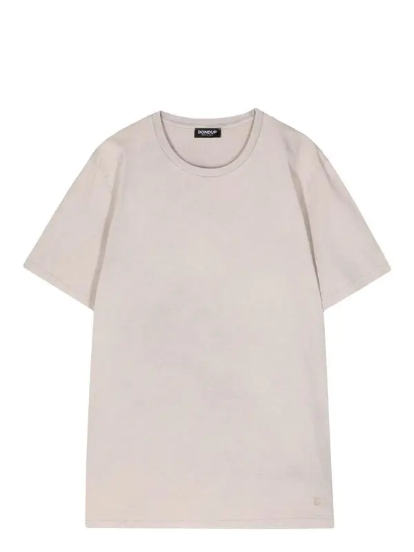 DONDUP Fade-dyed Cotton-jersey T-shirt - Neutrals