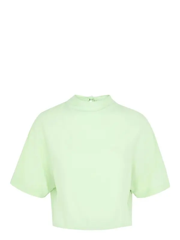 Diane Von Furstenberg Olympia Crepe Top - Mint
