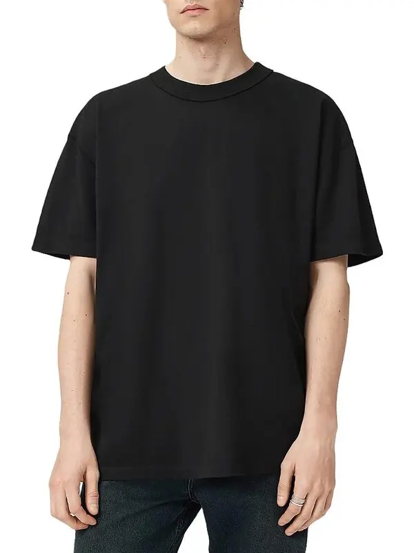 ALLSAINTS Nero Short Sleeved Crewneck Tee - Jet Black