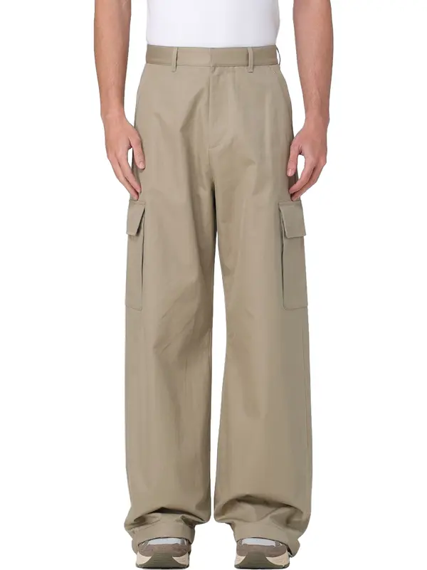 Off-White Trousers - Beige