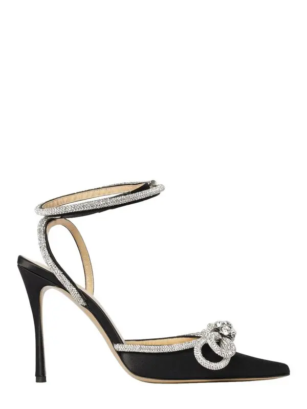 Mach & Mach Embellished Bow Pumps - Black