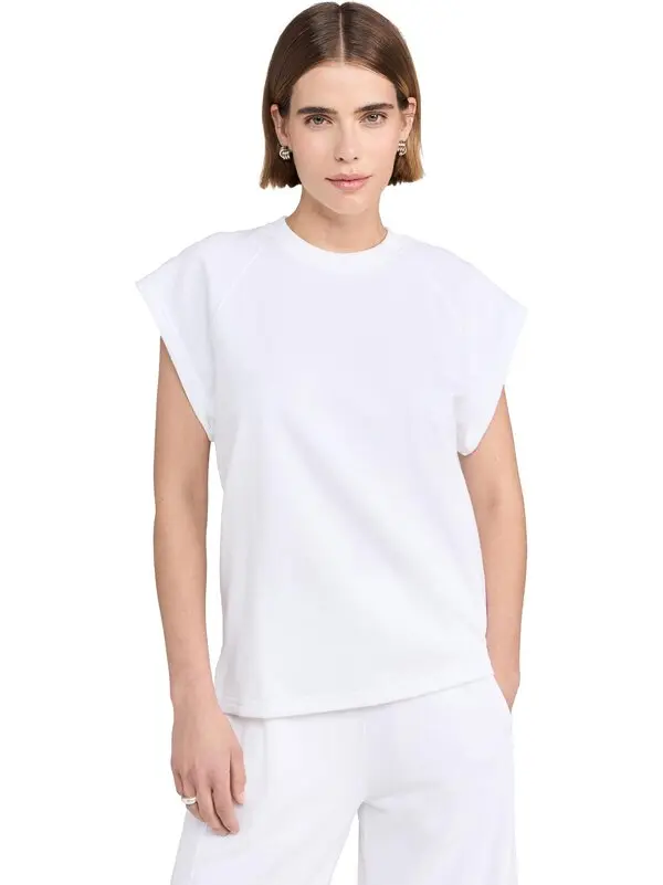 Tibi Sleeveless Easy Top - White