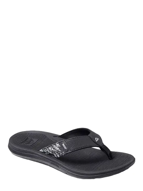 Reef Santa Ana Flip Flop - Black/white