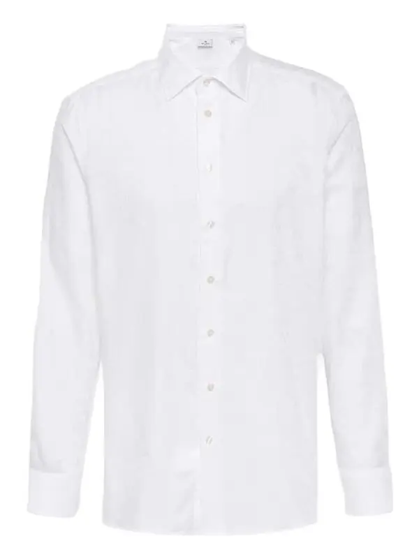Etro Paisley Cotton Shirt - White