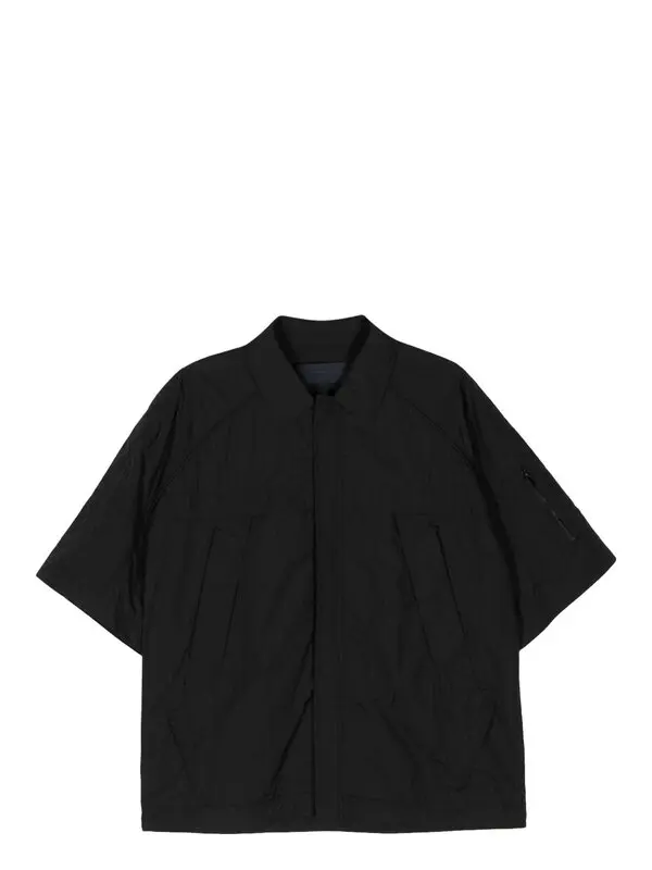 JUUN.J Nylon Military Shirt - Black
