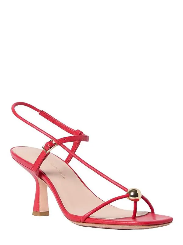 LOEFFLER RANDALL Embellished High Heel Sandals - Red
