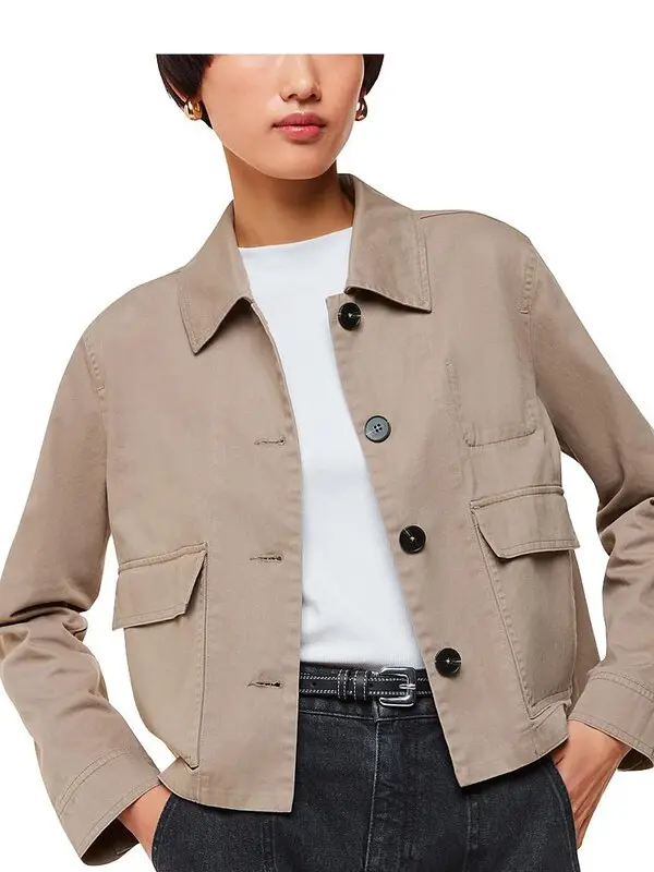 Whistles Marie Jacket - Taupe