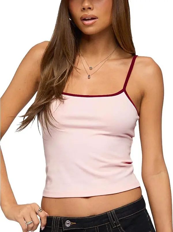 EDIKTED Deanna Tank Top - Light-pink