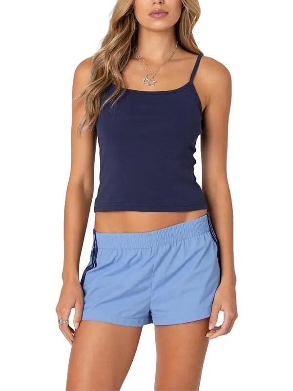 EDIKTED Deanna Tank Top - Navy