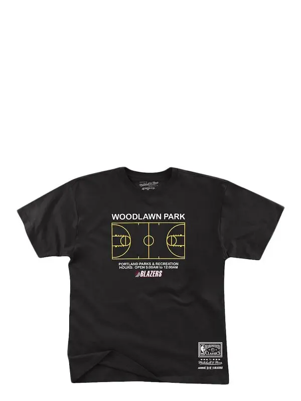 Mitchell & Ness Amine X Portland Trail Blazers T-shirt - Black