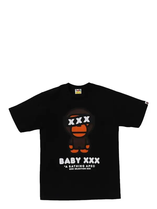 A BATHING APE X God Selection Xxx Baby Milo Tee Shirt - Black