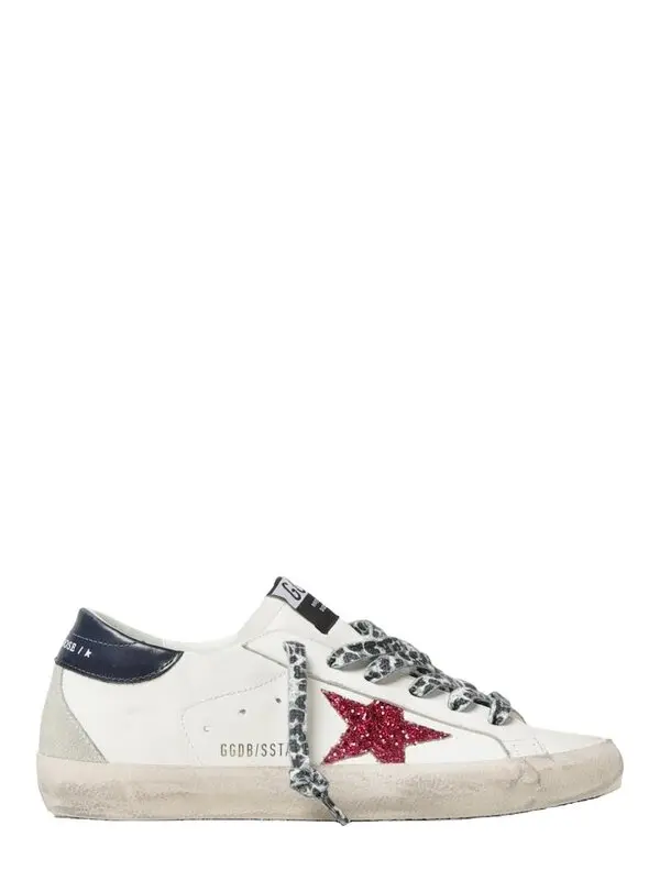 GOLDEN GOOSE Super-star Sneakers - White/pink/black