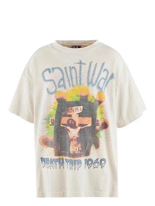 SAINT MXXXXXX Saint War Tee Shirt - White