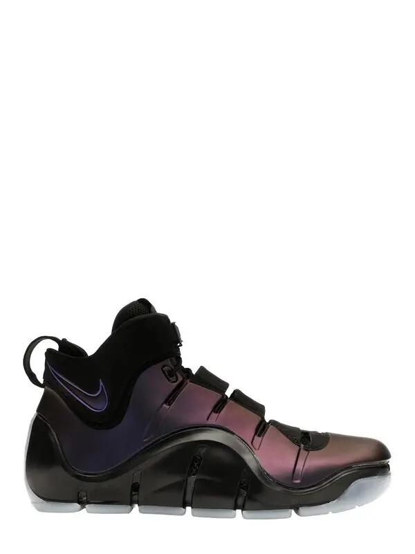 Nike Zoom Lebron 4 Eggplant Sneakers - Black/varsity Purple/blue Tint