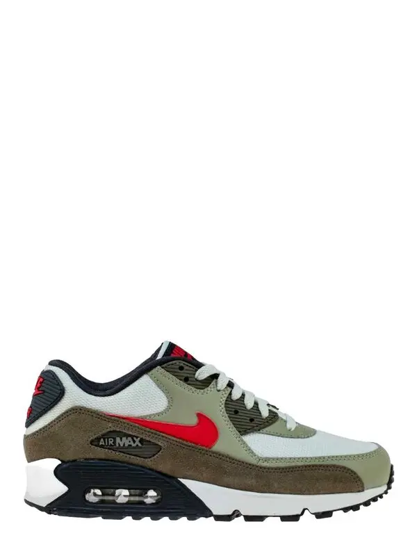 Nike Air Max 90 Sneakers - Summit White/university Red/beige Chalk