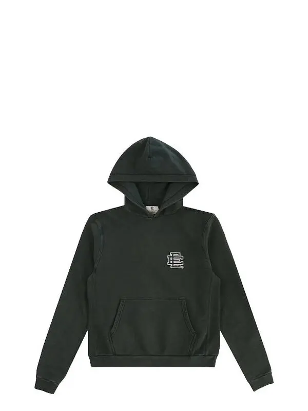 ERIC EMANUEL Ee Basic Hoodie - Washed Black/navy Blue