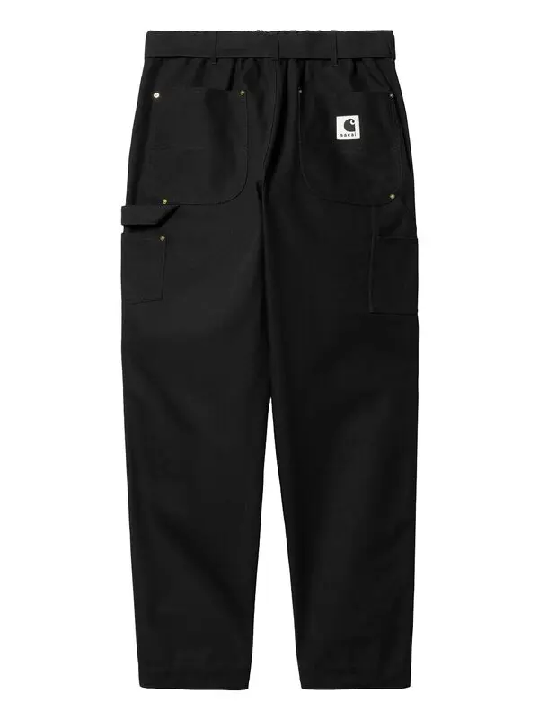 Sacai X Carhartt Wip Canvas Pants - Black