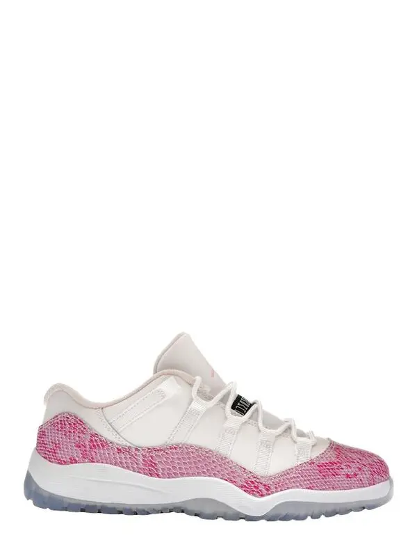 JORDAN 11 Retro Low Snakeskin - White/black/pink
