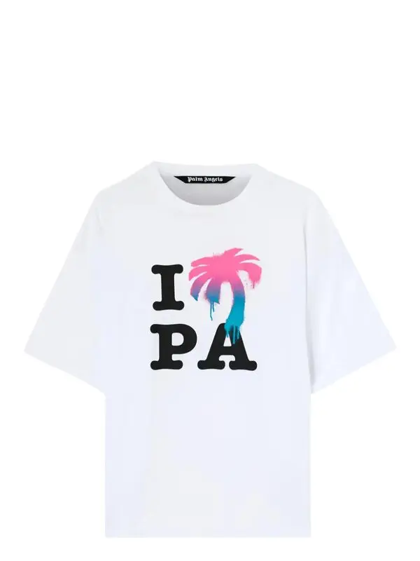 Palm Angels I Love Pa Classic T-shirt - White