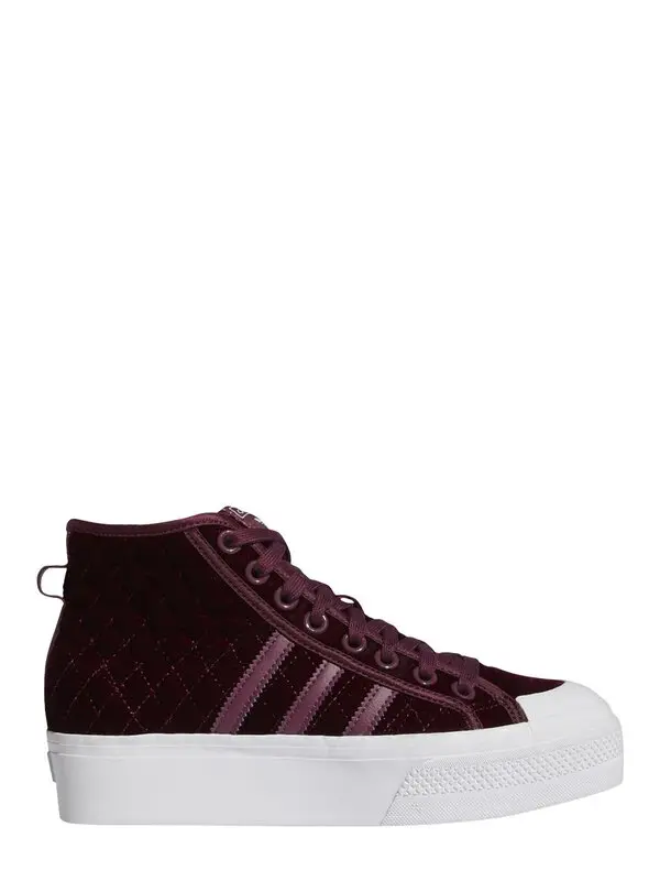 Adidas Nizza Platform Mid Sneakers - Red