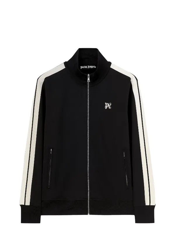 Palm Angels Monogram Classic Track Jacket /off White - Black