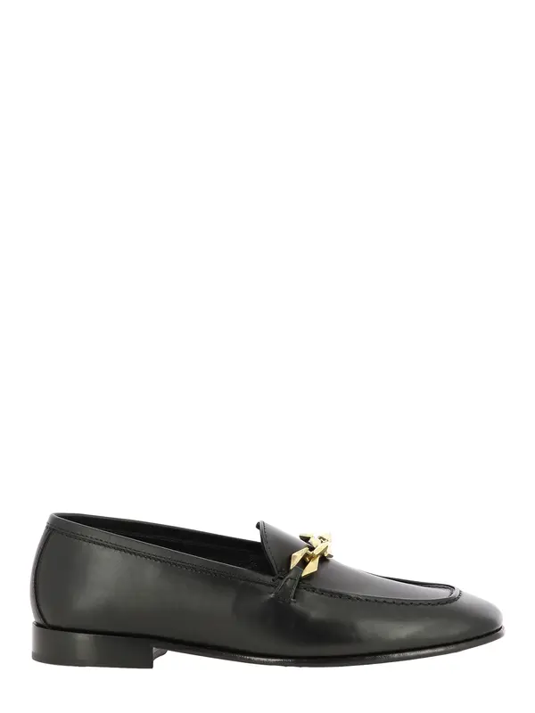 JIMMY CHOO Diamond Tilda Loafers - Black