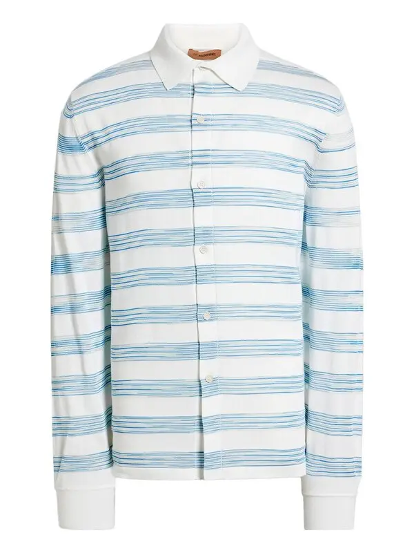 Missoni Striped Cottonblend Shirt - White
