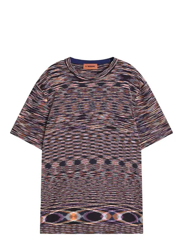 Missoni Spacedyed Cottonjersey Tshirt - Navy