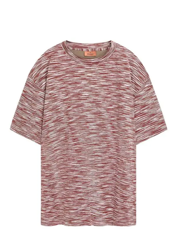 Missoni Spacedyed Cottonjersey Tshirt - Merlot