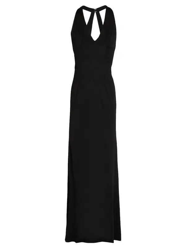 LOUISA BALLOU High Seas Cutout Maxi Dress - Black