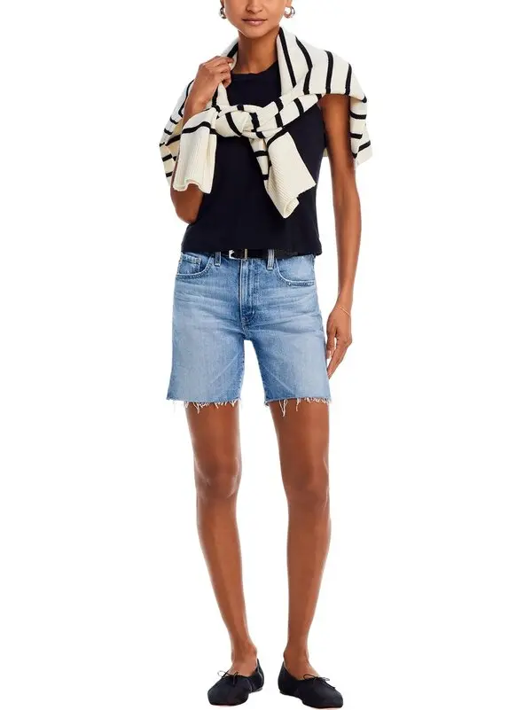 Ag Mid-rise Denim Shorts - Years S