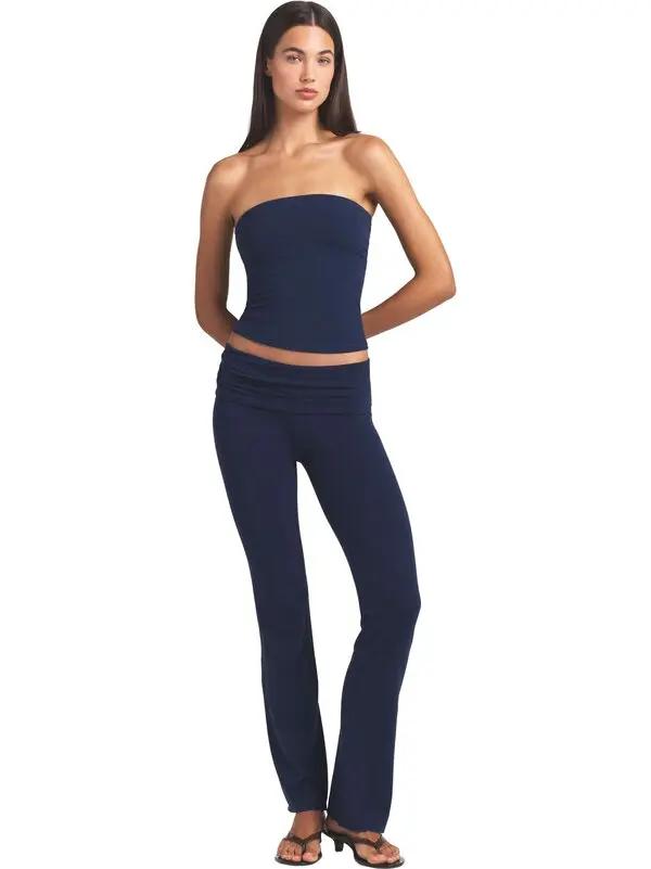 SKIMS Cotton Jersey Tube Top - Navy