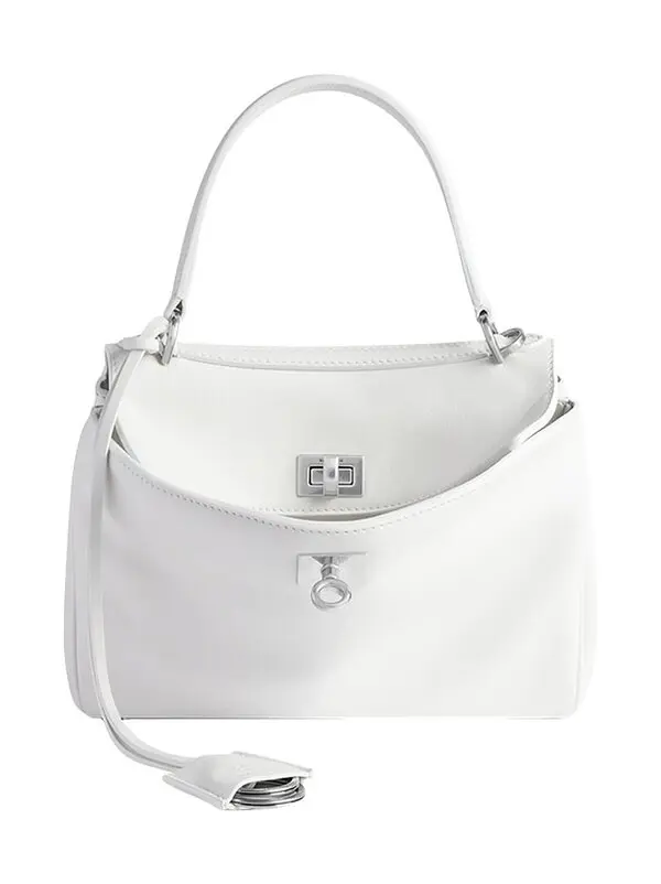 Balenciaga Mini Rodeo Handbag - White