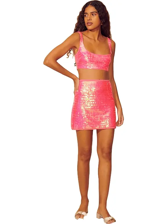 Saylor Tyrah Sequin Set - Gold
