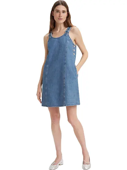 LEVI'S Aly Denim Jumper Dress - Cause And Effect