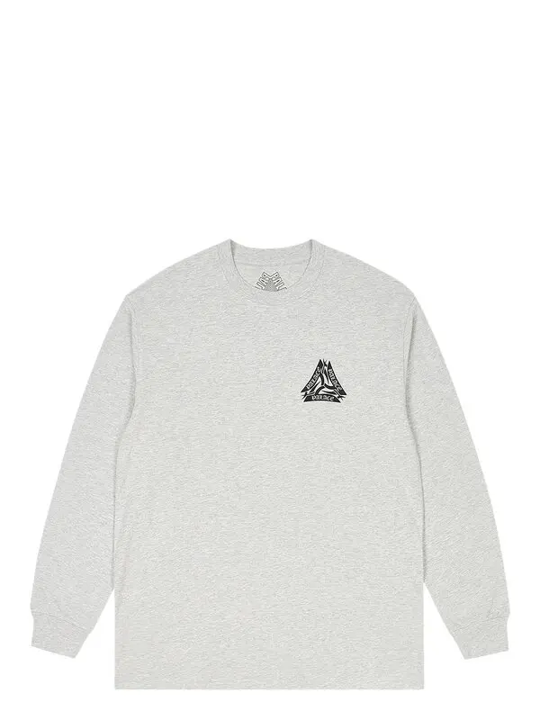PALACE Tribal Tri Long Sleeve - Grey