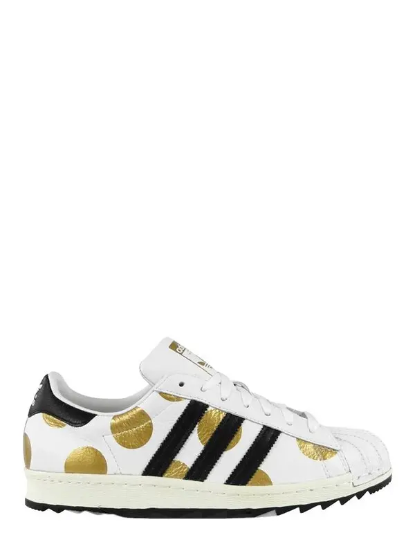 Adidas Js Superstar 80s Ripple Sneakers - White/black/metallic Gold