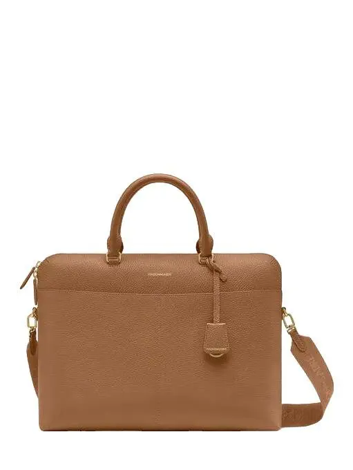 MAISON DE SABRE Leather Laptop Bag - Sandstone Brown