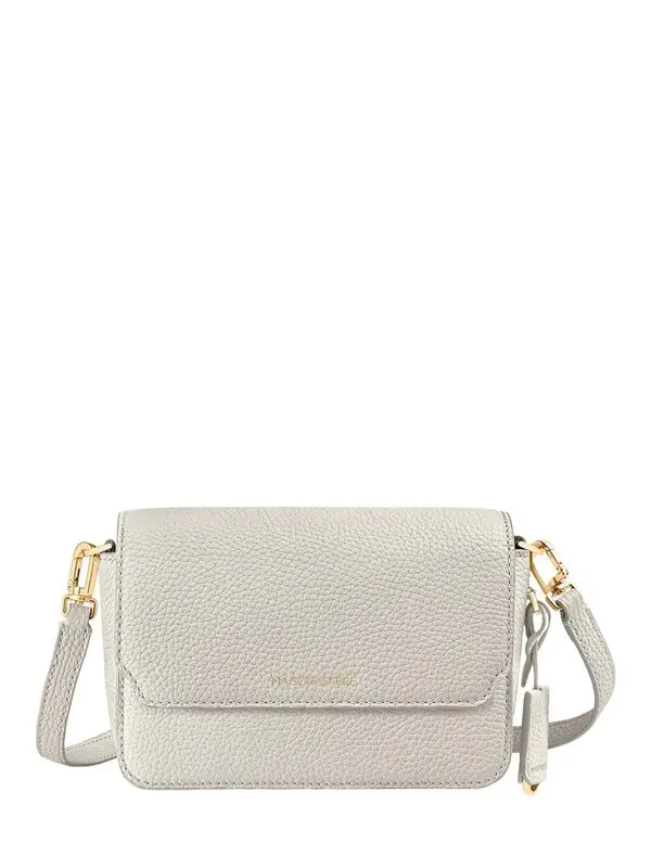 MAISON DE SABRE Mini Leather Flap Bag - Foam White